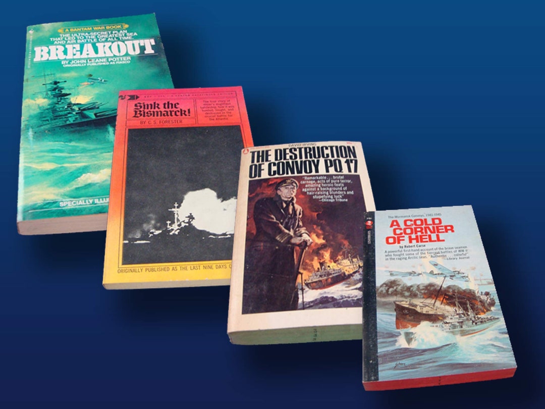 WW2 Naval Book Bundle - Potter, Forester, Irving, Carse - Etsy