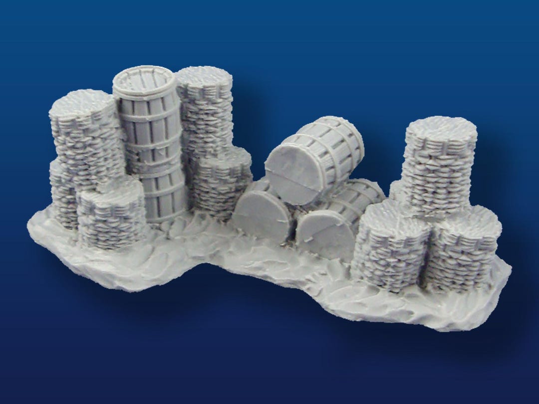 28mm Barrel/gabion Field Fortification #2 - Etsy