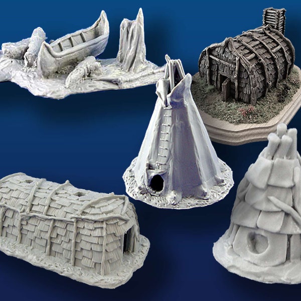 28mm Native American Miniatures - Etsy