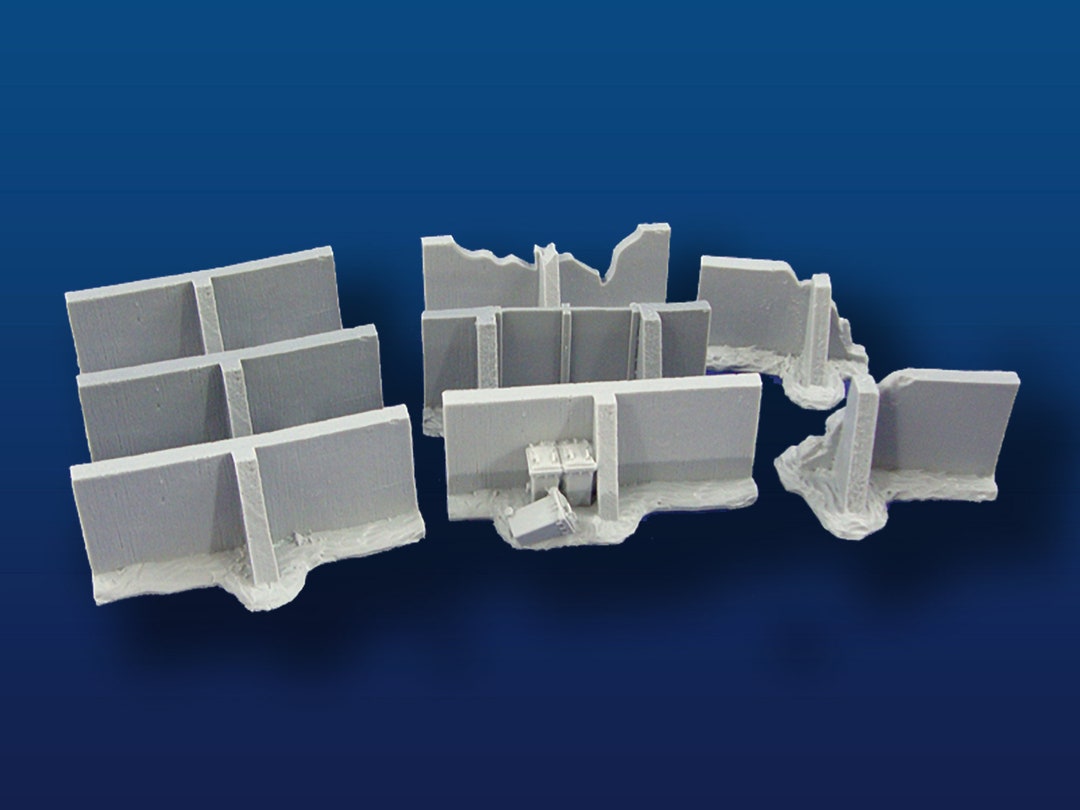 28mm Braced Concrete Wall Expansion (8 Pcs.) - Etsy