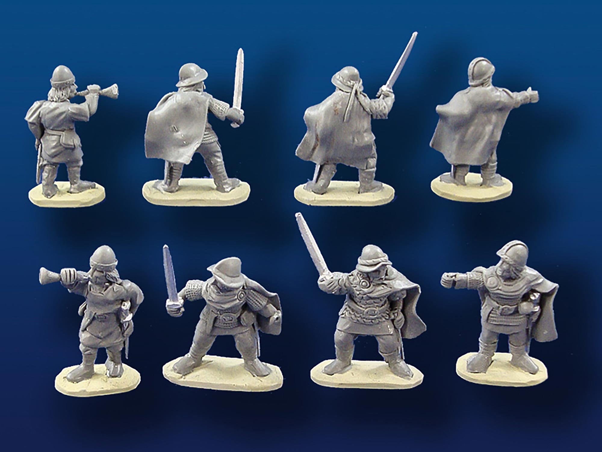 28mm Carolingian Infantry Command Set (4) - Etsy