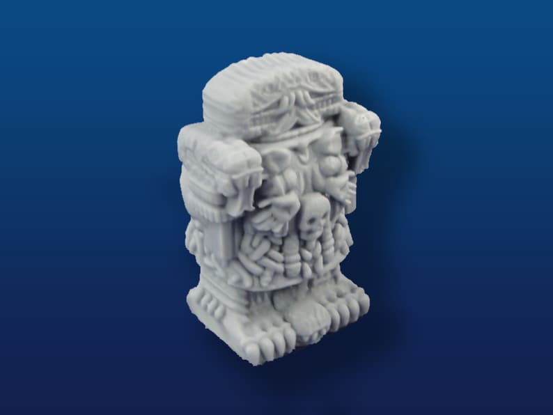 28mm Aztec Goddess Coatlicue Statue - Etsy