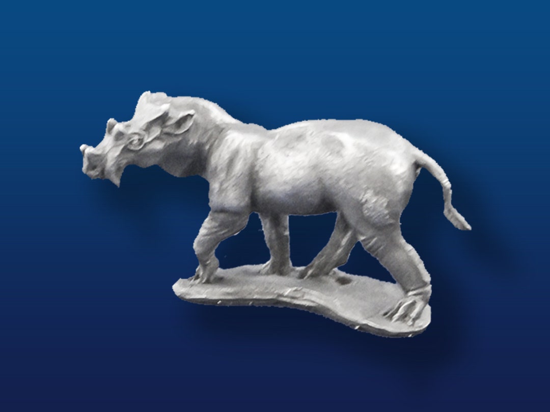 28mm Scale Pewter Uintatherium - Etsy