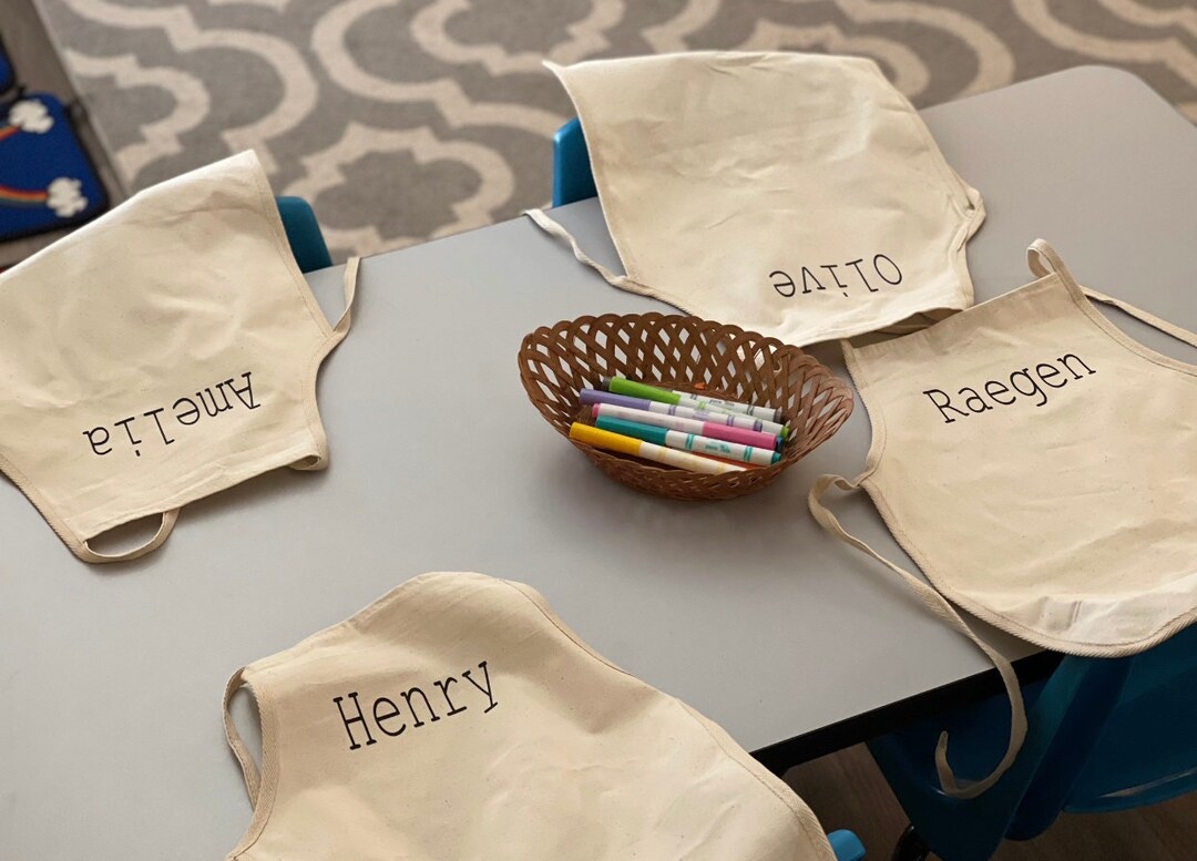Custom Children Aprons, Art Apron, Children Aprons, Custom Apron ...