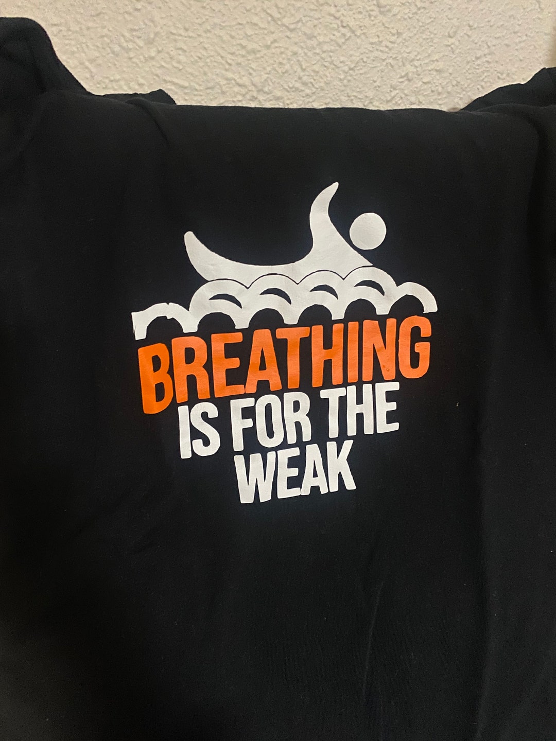 Breathing is for the Weak, Swim Shirt, Swim Supporter Shirt, Swim Team ...