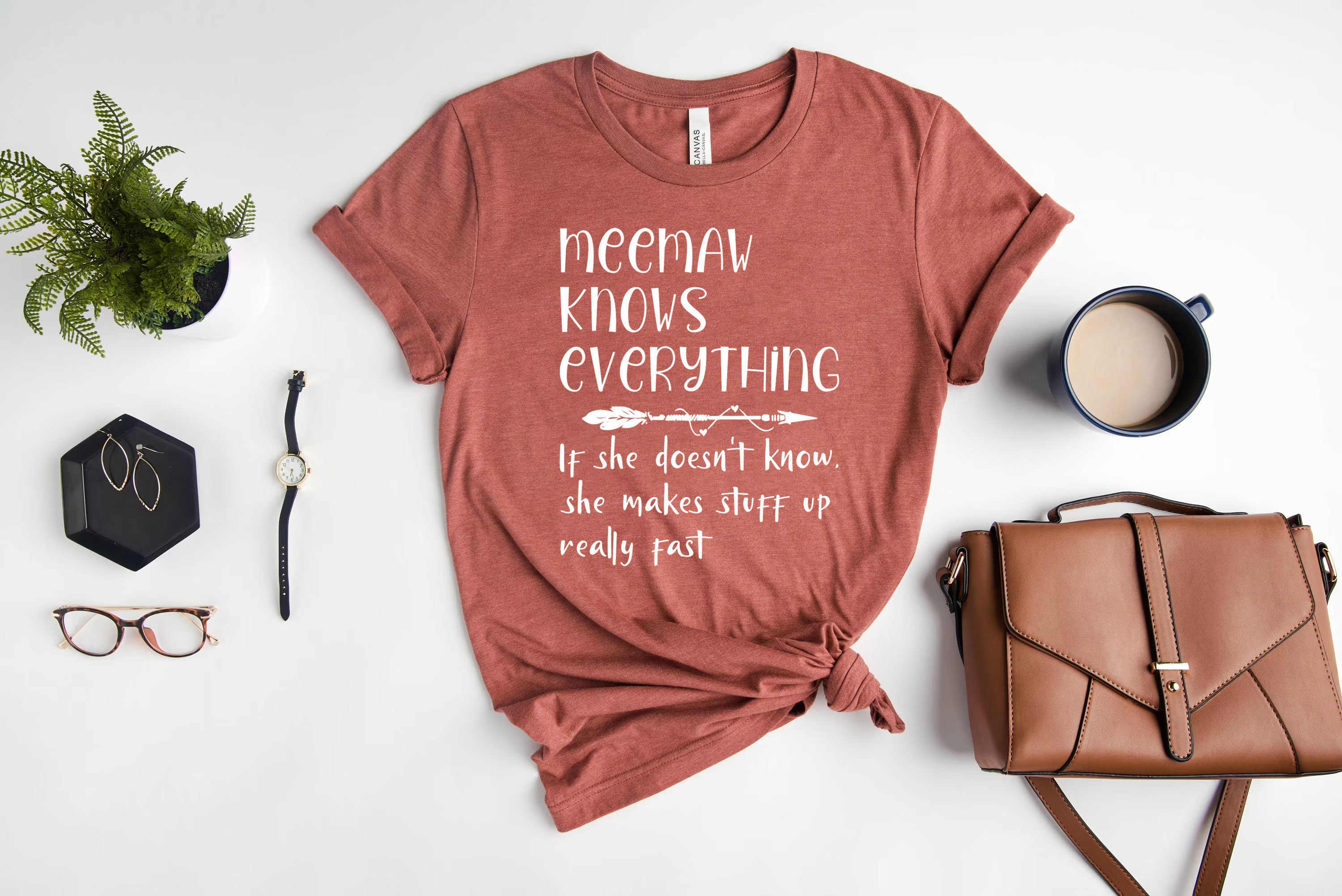 Funny Meemaw Shirt, Meemaw Knows Everything Shirt, Meemaw Life Shirt ...