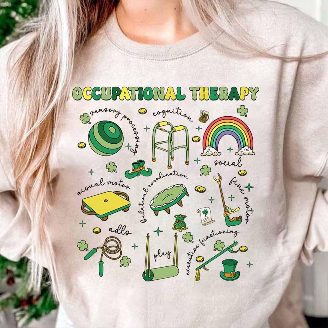 Occupational Therapy St. Patrick's Day Shirt, OT St. Patrick's Day ...