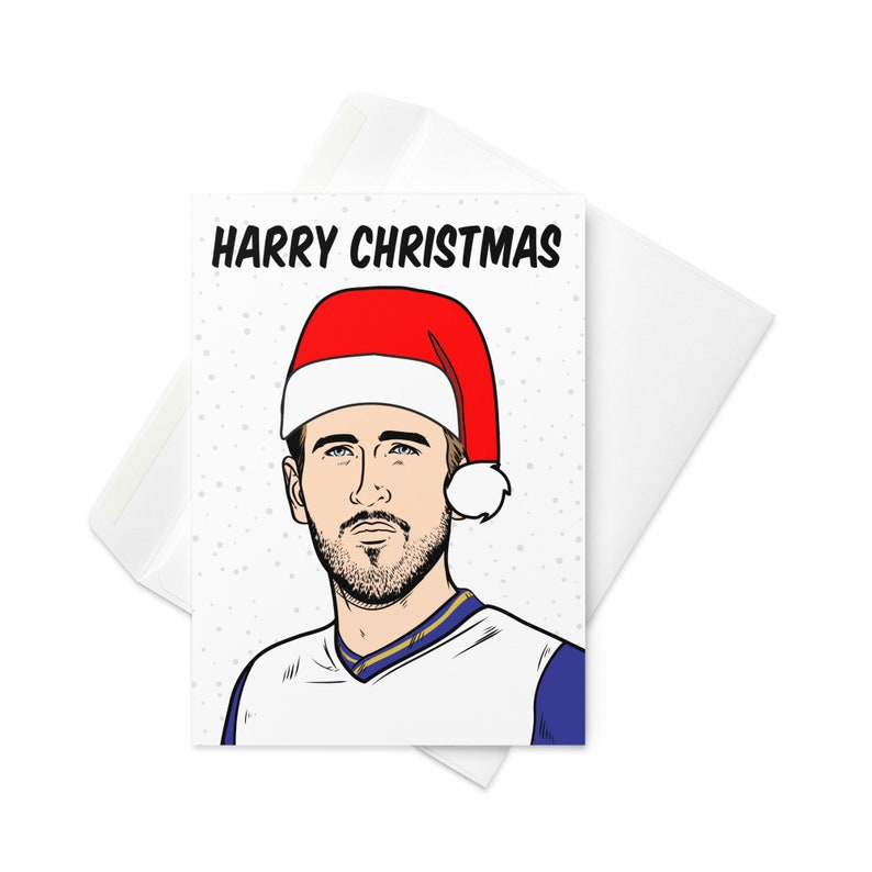 Harry Kane Christmas Card, Football Player Card - Etsy UK