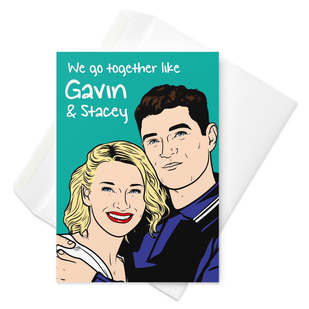 Gavin and Stacey Valentine's Day Greeting Card - Etsy