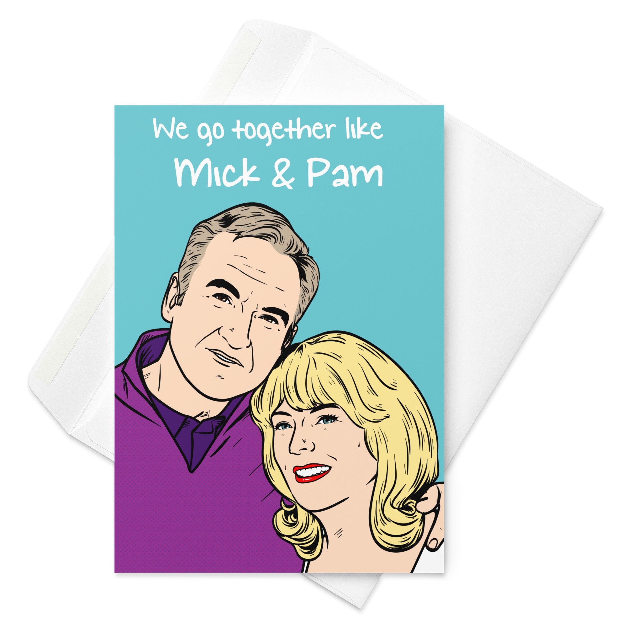 Gavin and Stacey 'mick and Pam' Valentine's Day Card - Etsy