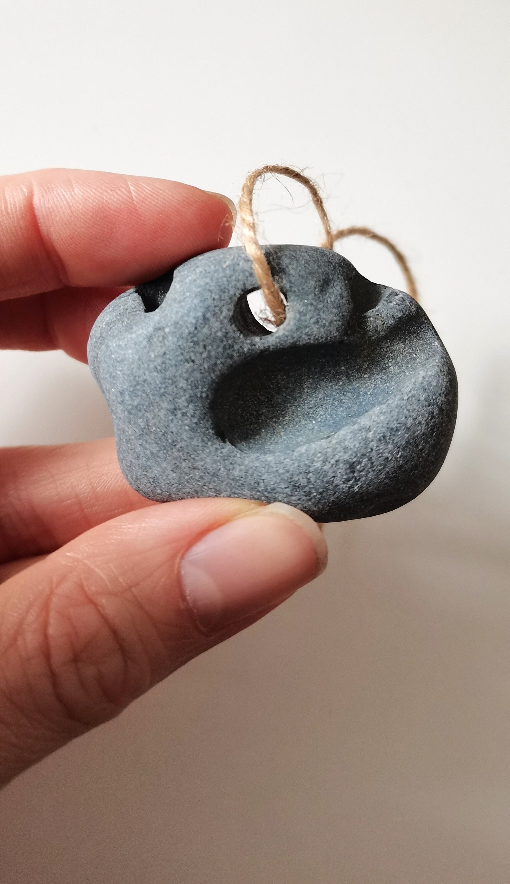 Natural Irish Sea Pebble (hag Stone) ,celtic Hag Stone . Adder Stone ...