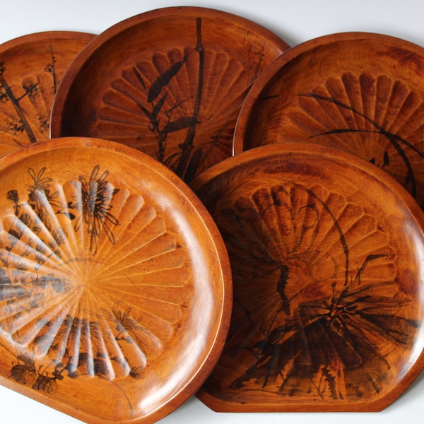 Japanese Wood Serving Tray - Etsy