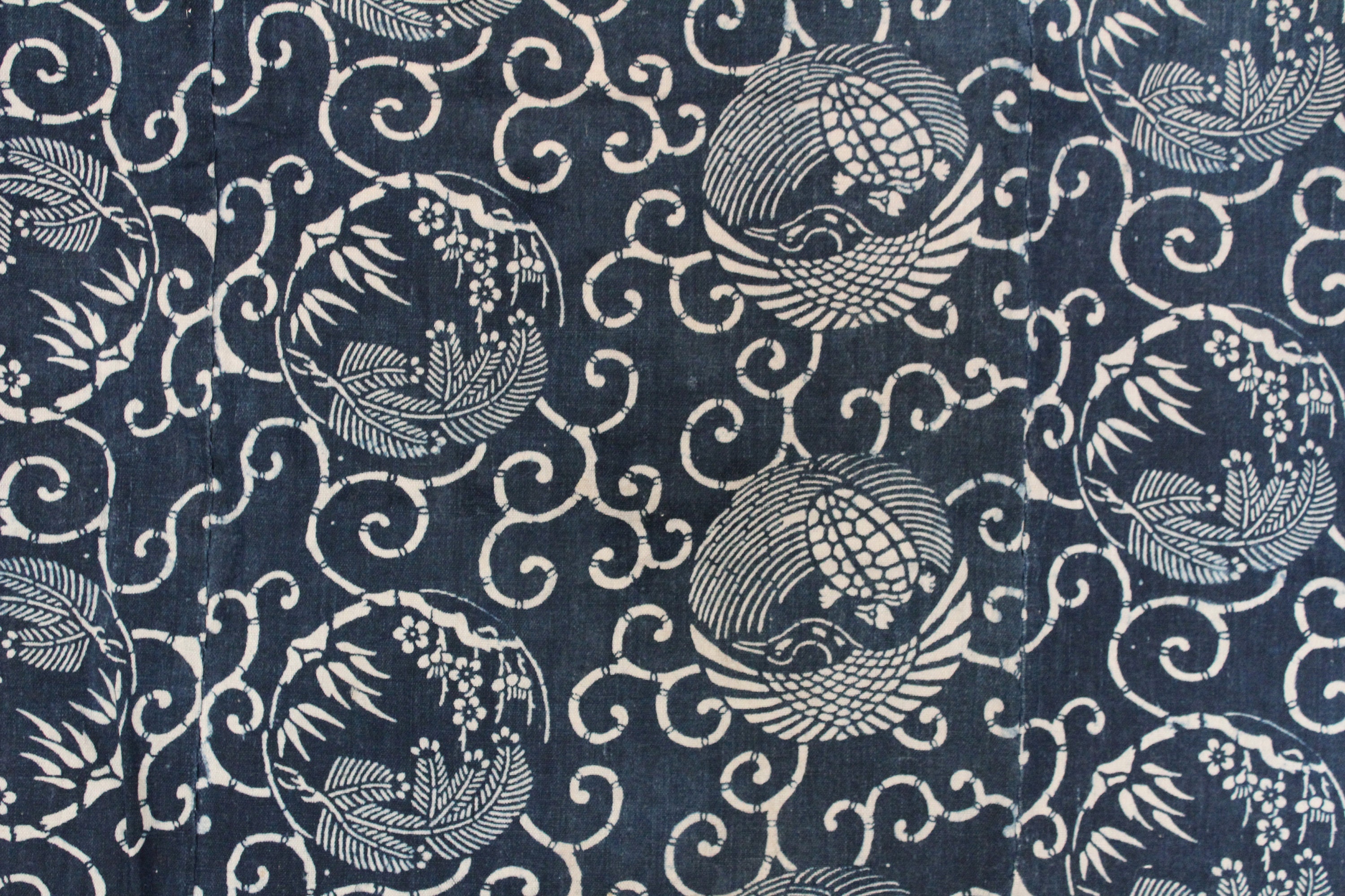 Vintage Japanese Katazome Fabric - Etsy