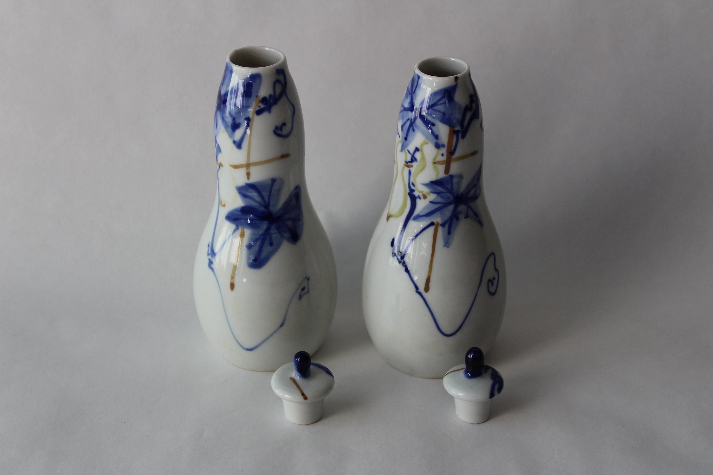 Vintage Japanese Gourd Sake Bottles and Cup Set / Tokkuri / - Etsy