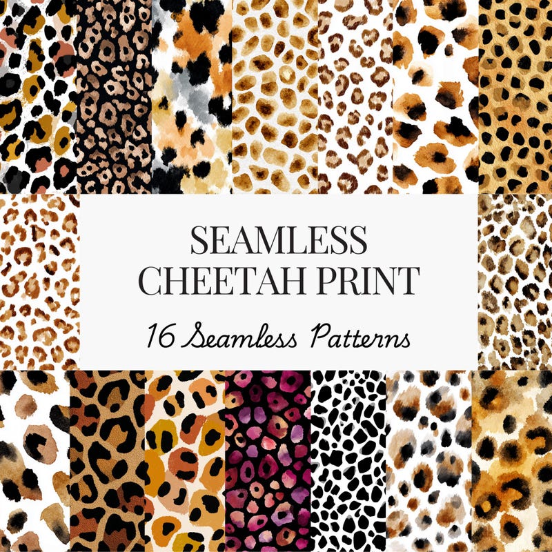 Cheetah Pattern - Etsy