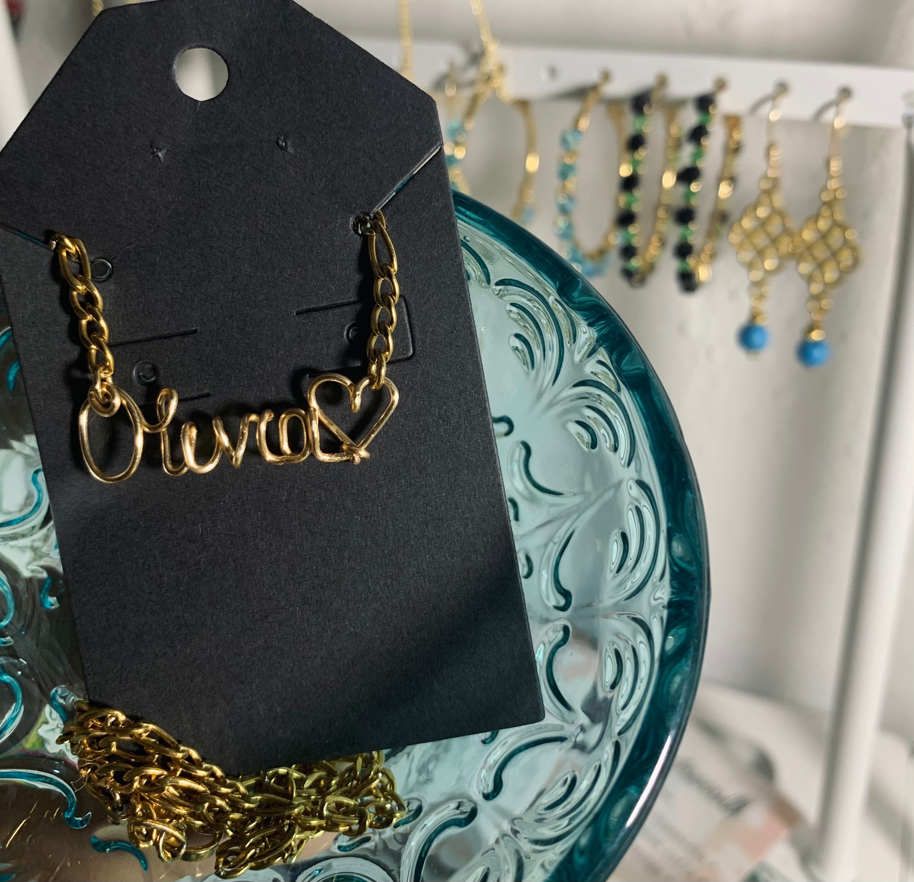 Cursive Wire Name - Etsy