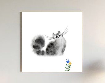 Soft Fuzzy Cat Print Cute & Aesthetic Gifts for Friends, Family, Lovers ...