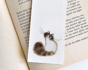 Marque-page chat, marque-page imprimable, cadeau pour amoureux des ...