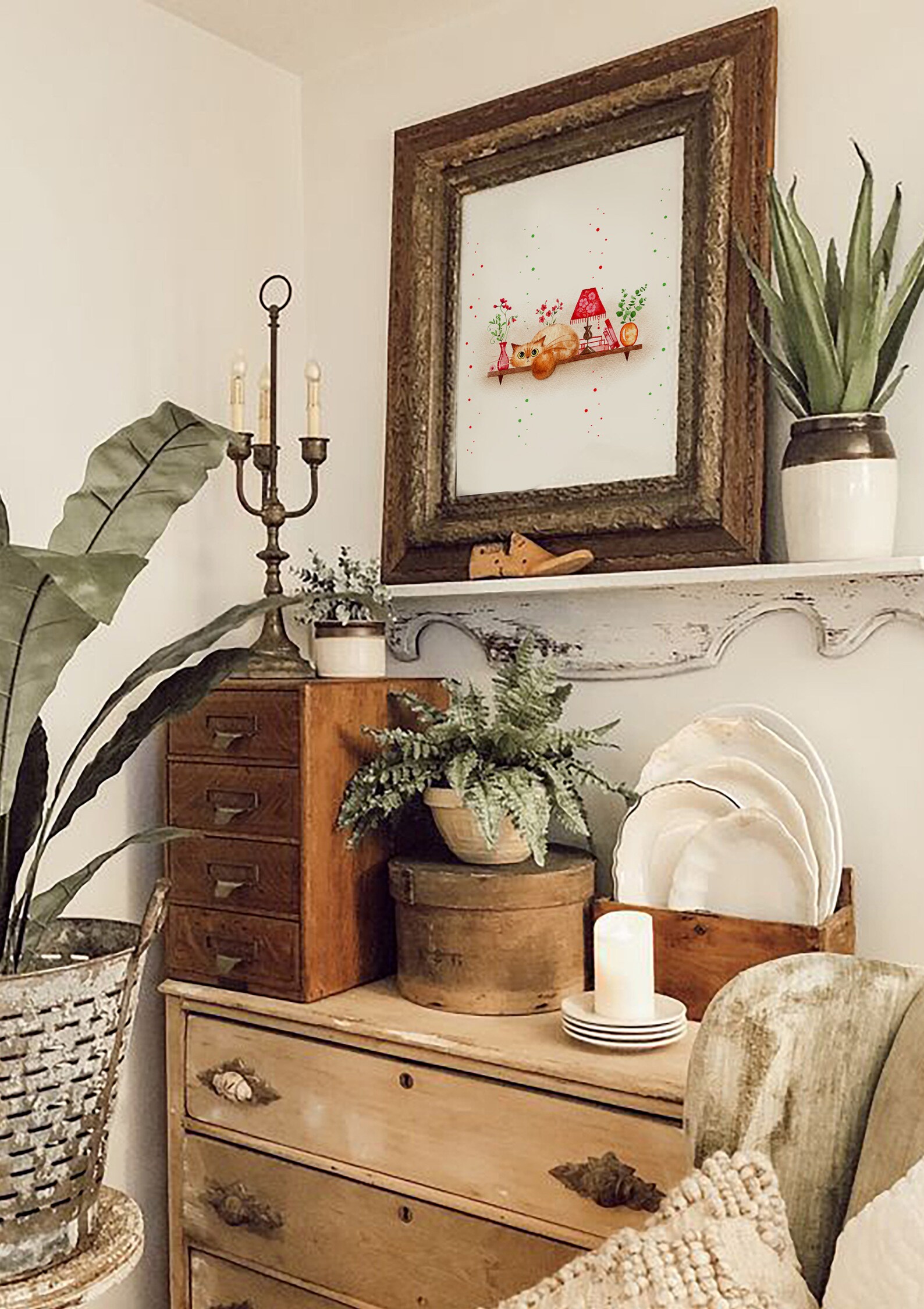 Shafa the Cat, Stand With Ukraine Cat Print, Printable Wall Art ...