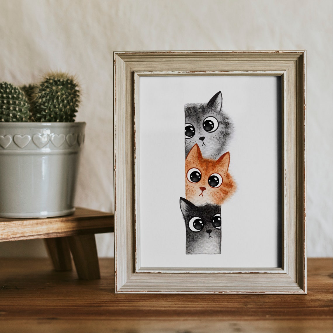 Marque-page chat marque-page imprimable cadeau amoureux des - Etsy France