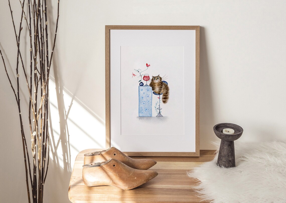 Love You Stepan, Stand With Ukraine Cat Print, Printable Wall Art ...