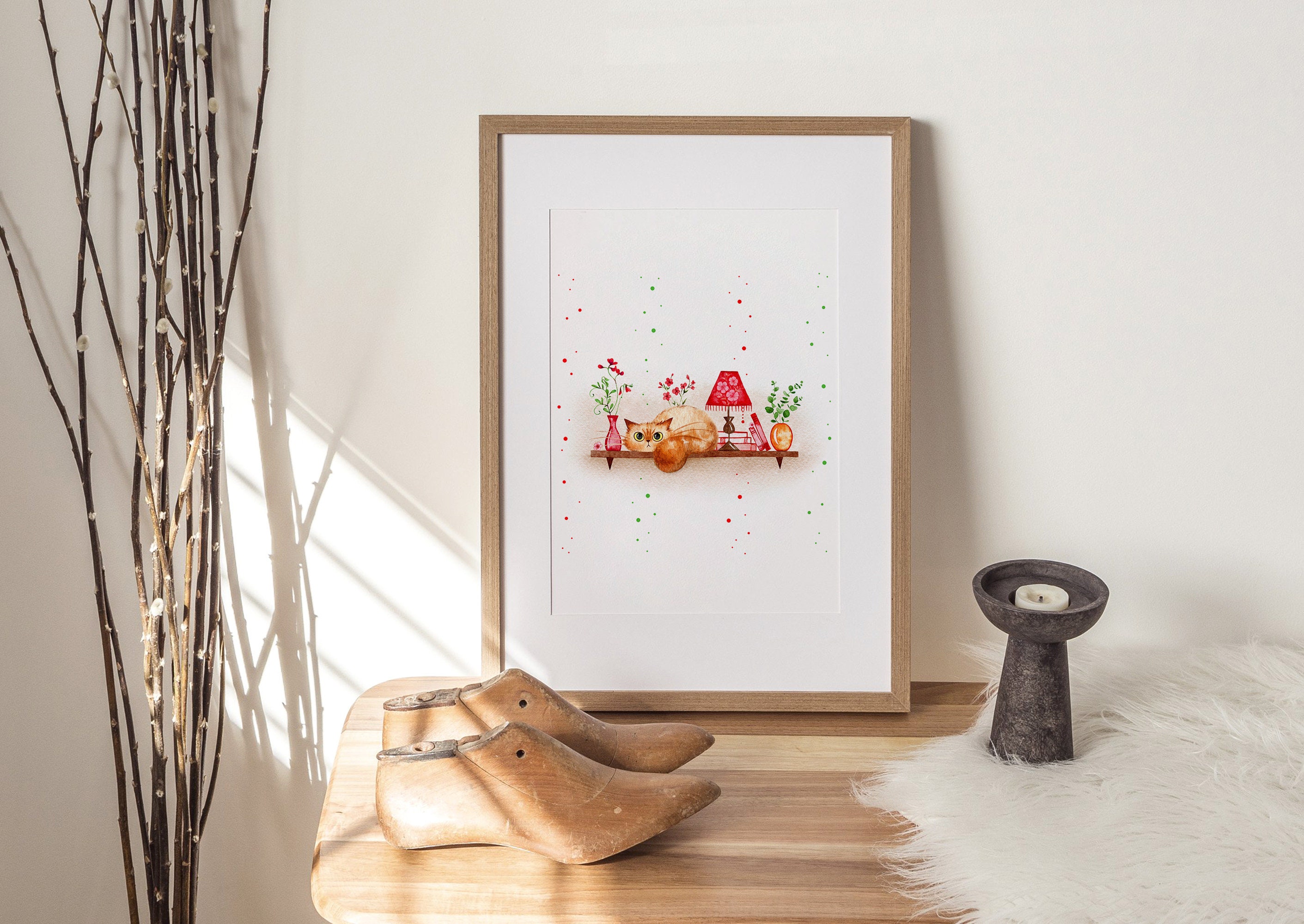 Shafa the Cat, Stand With Ukraine Cat Print, Printable Wall Art ...