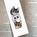 Cat Bookmark, Printable Bookmark, Cat Lover Gift, Watercolor Cat ...