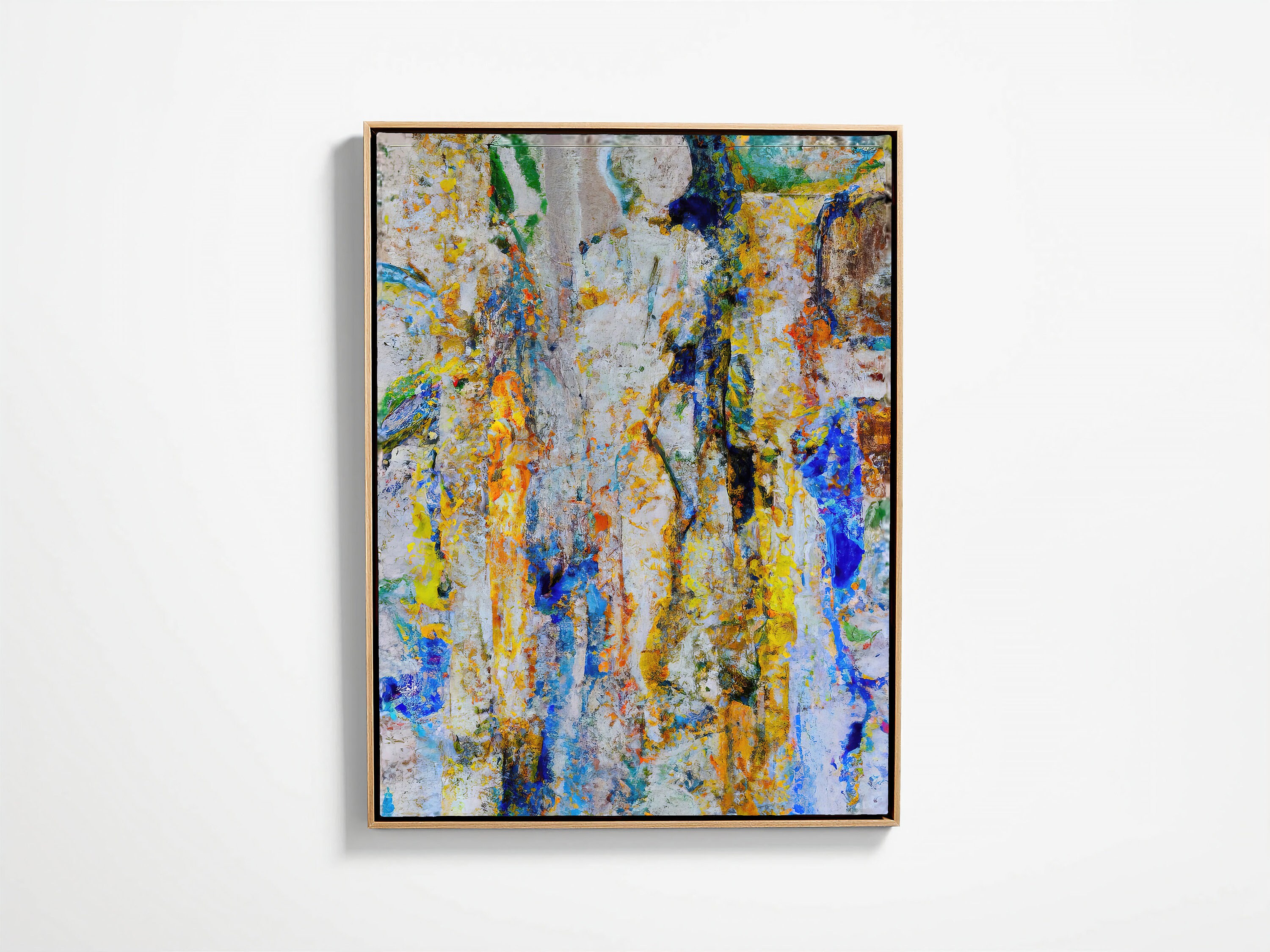 PRINTABLE Contemporary Artwork Printable: Oil Painting, Wall Art ...