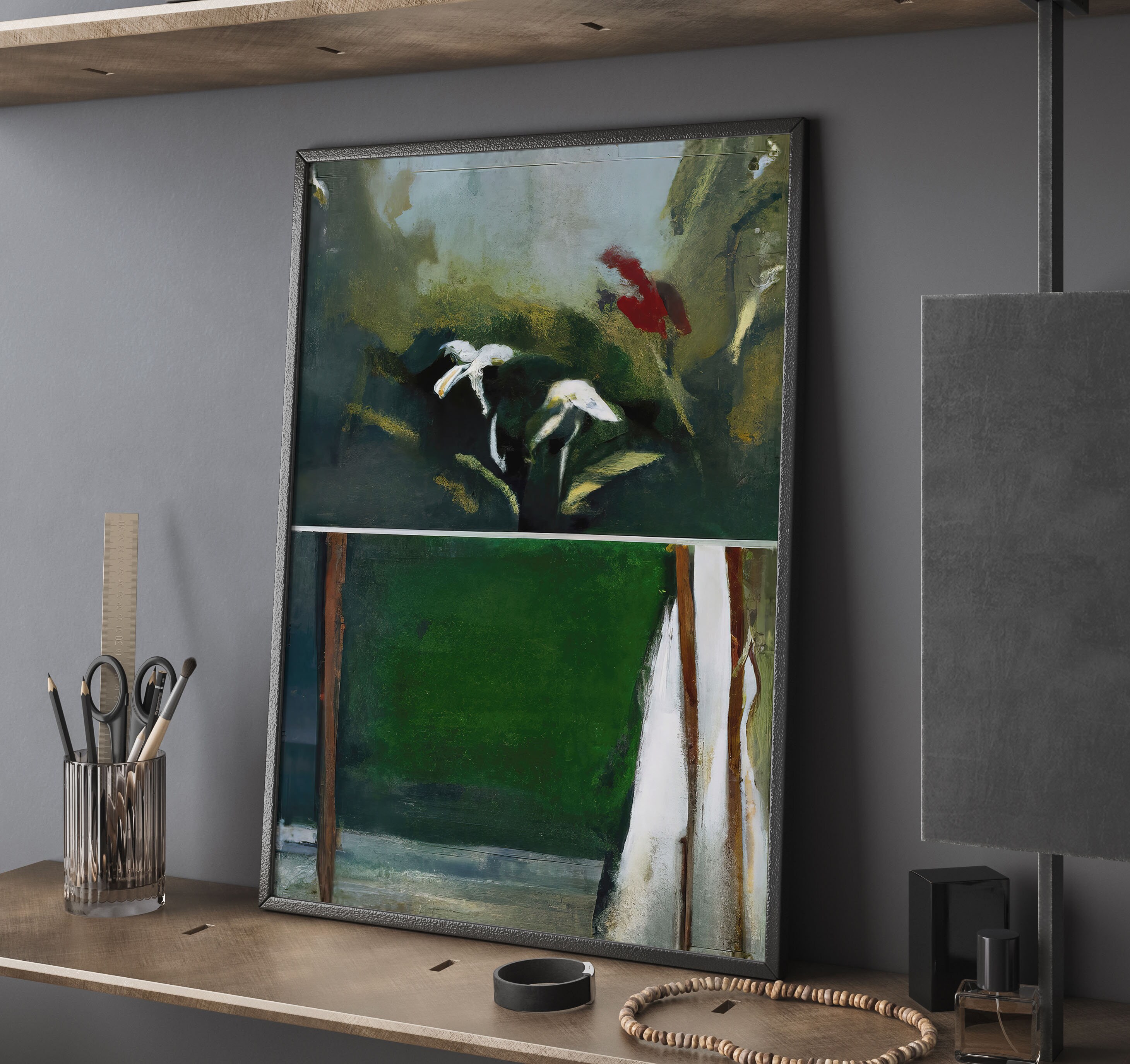 PRINTABLE Contemporary Artwork Printable: Oil Painting, Wall Art ...