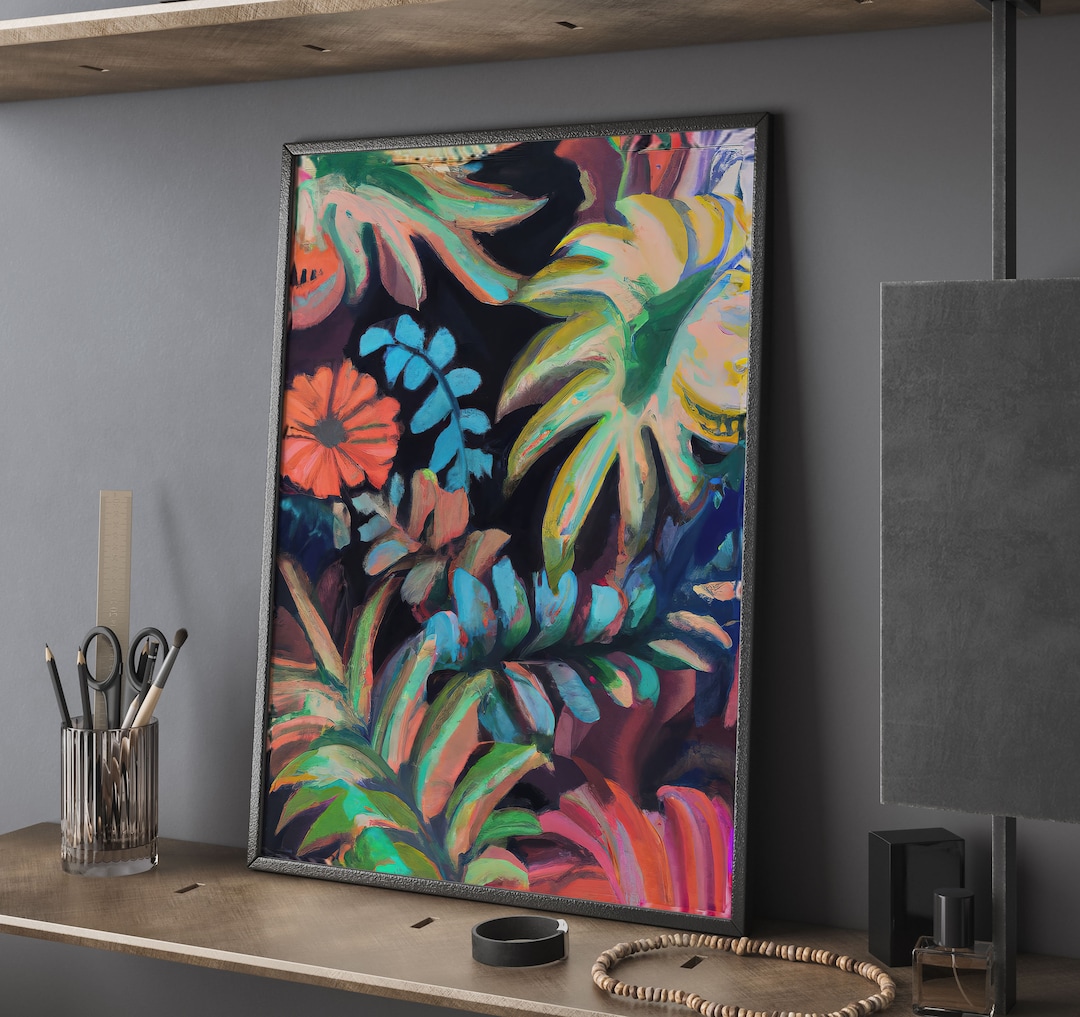 PRINTABLE Oil Painting Printable Art: Handmade Home Décor, Extra Large ...