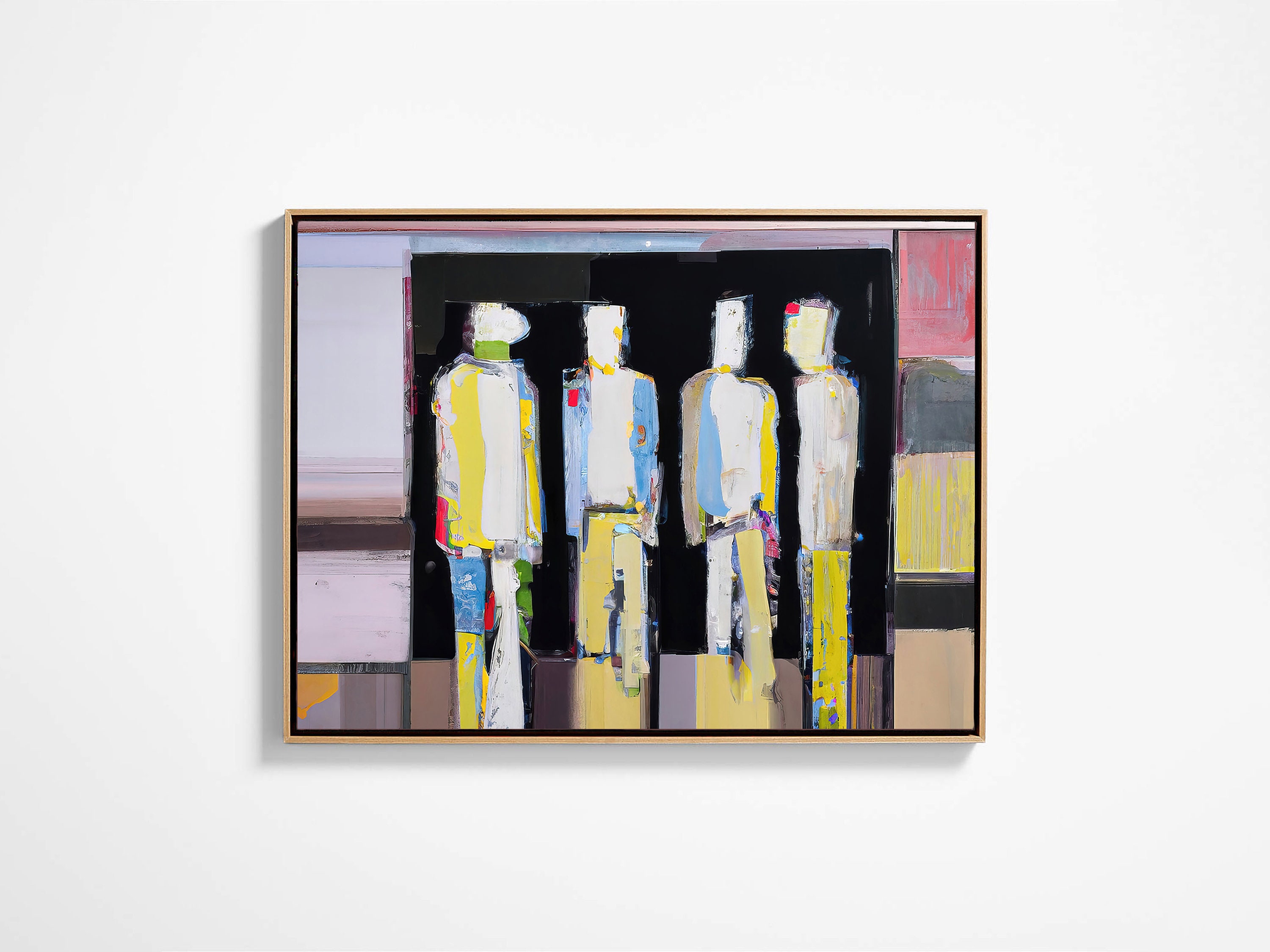 PRINTABLE Contemporary Artwork Printable: Oil Painting Wall - Etsy