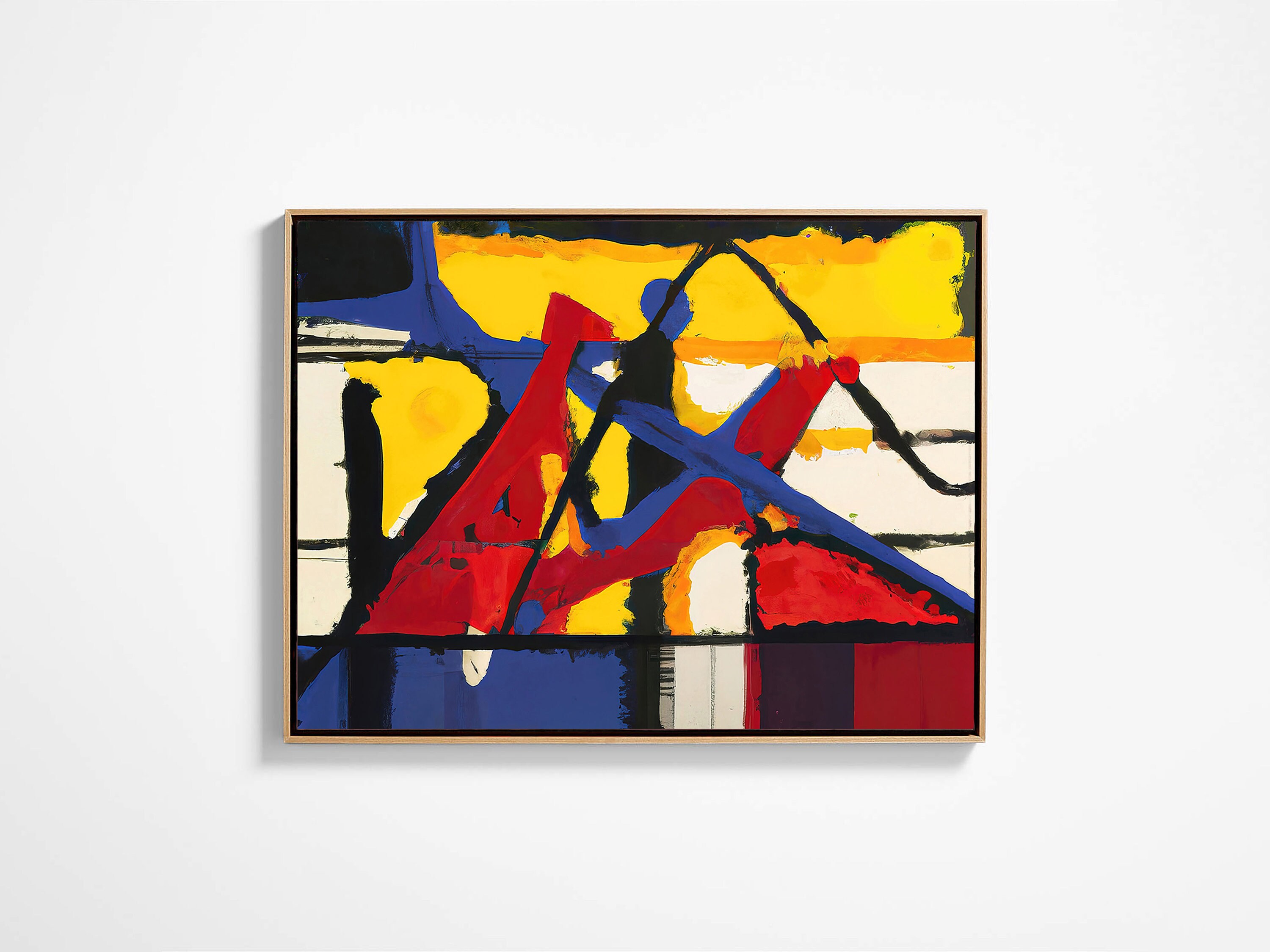 PRINTABLE Contemporary Artwork Printable: Oil Painting, Wall Art ...