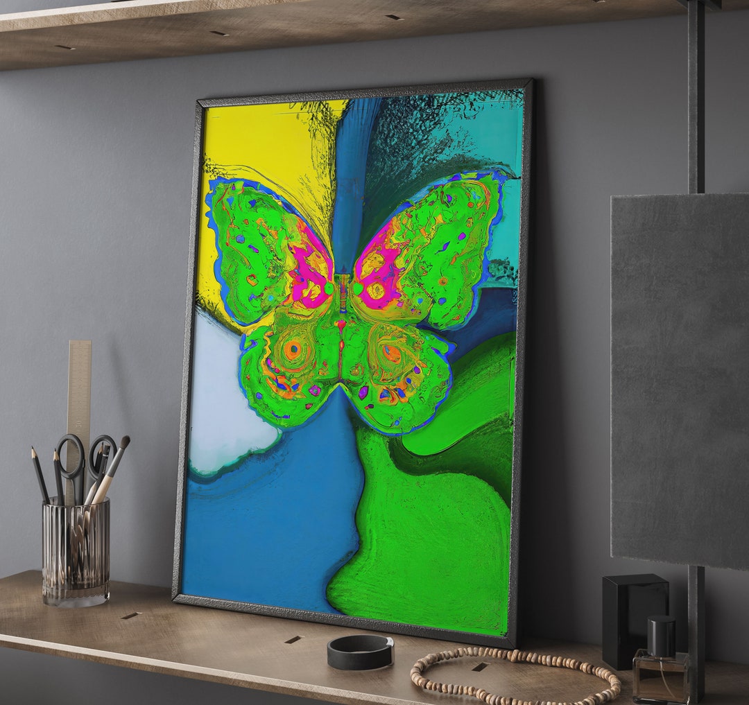 PRINTABLE Contemporary Artwork Printable: Oil Painting, Wall Art ...