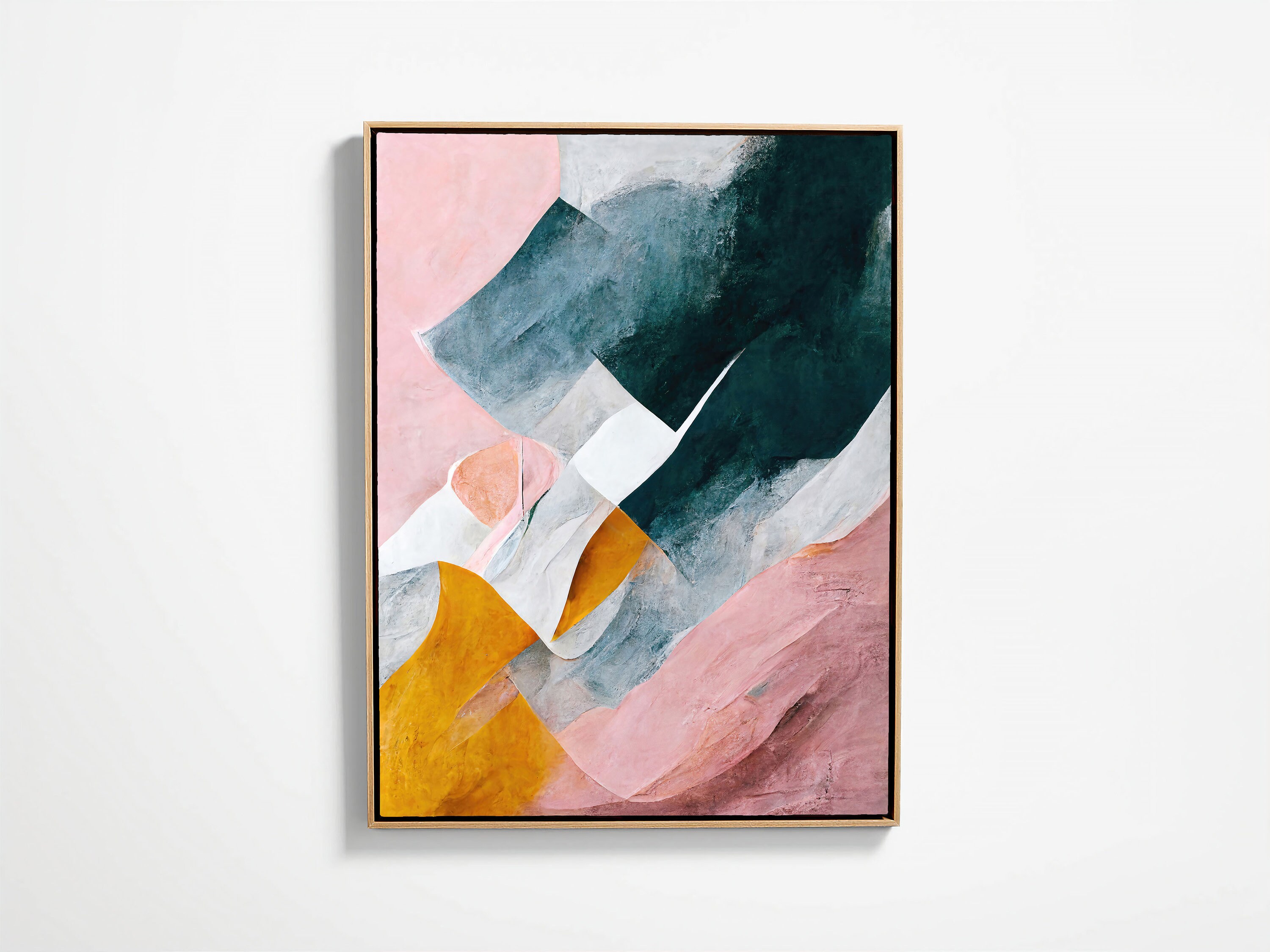 PRINTABLE Contemporary Artwork Printable: Oil Painting, Wall Art ...