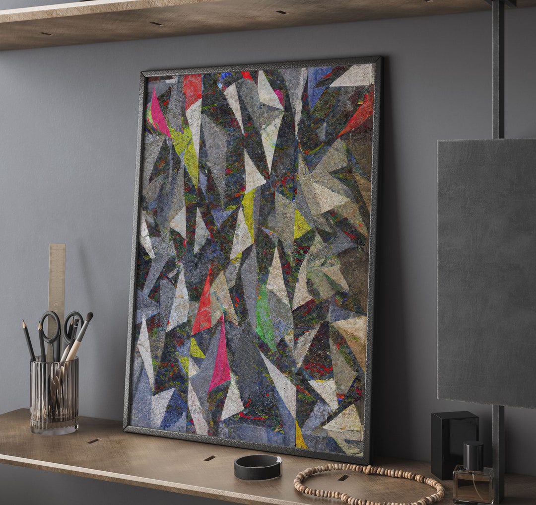 PRINTABLE Contemporary Artwork Printable: Oil Painting, Wall Art ...