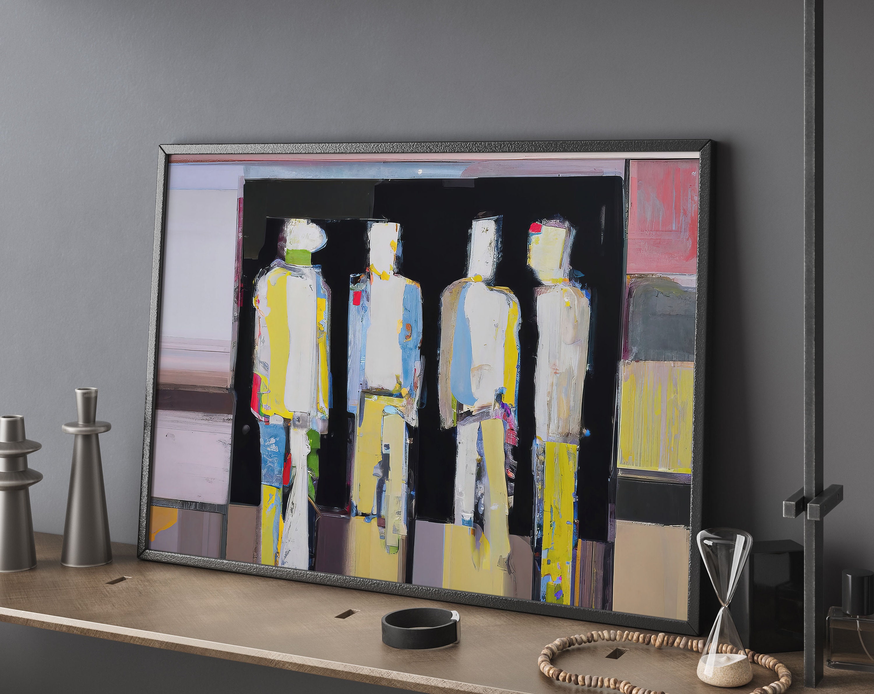 PRINTABLE Contemporary Artwork Printable: Oil Painting, Wall Art ...