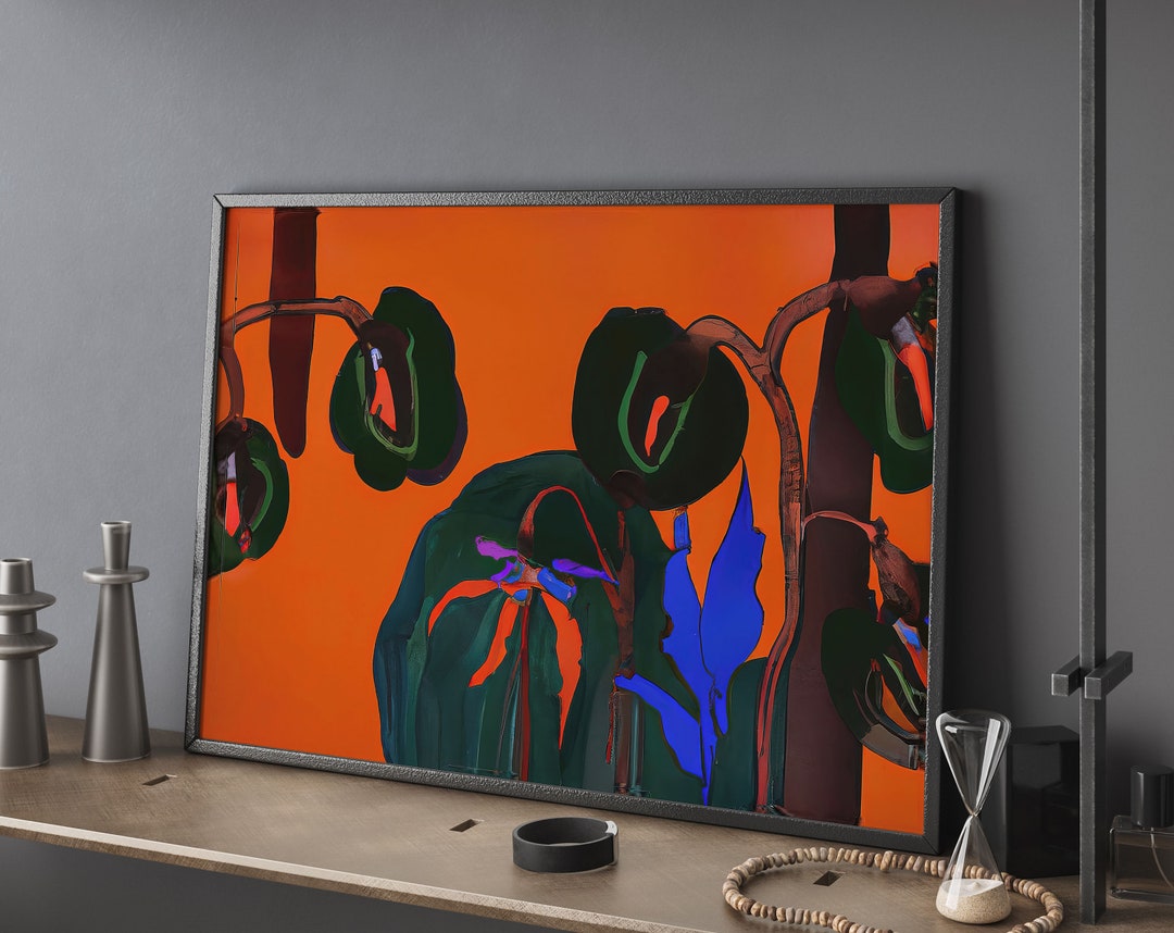 PRINTABLE | Oil Painting Printable Art: Handmade Home Décor, Extra ...