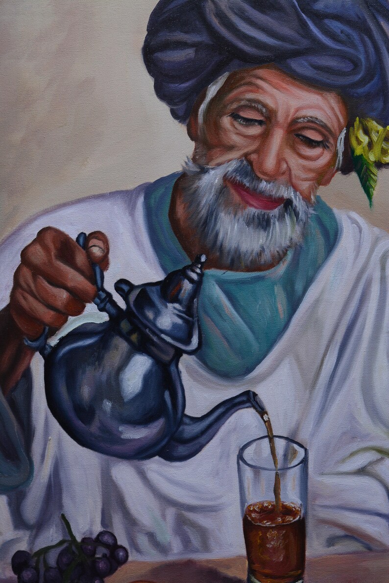 Egyptian Panting Arab Heritage by Oil Color on Canvas on Wood Made in ...