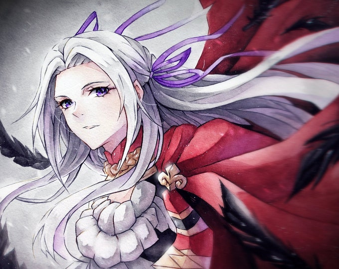 Fire Emblem Three Houses // FE3H // Edelgard Print - Etsy