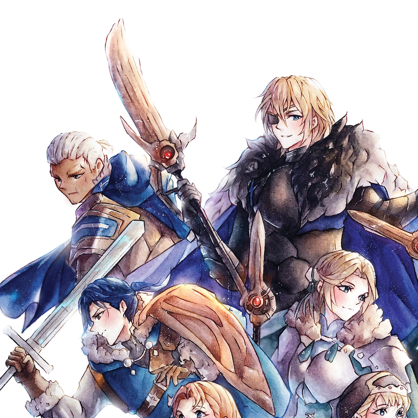 Fire Emblem Three Houses // FE3H // Blue Lions Print - Etsy
