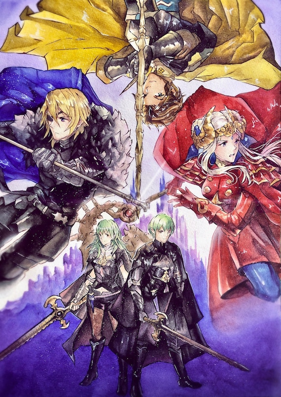 Fire Emblem Three Houses // FE3H Print | Etsy