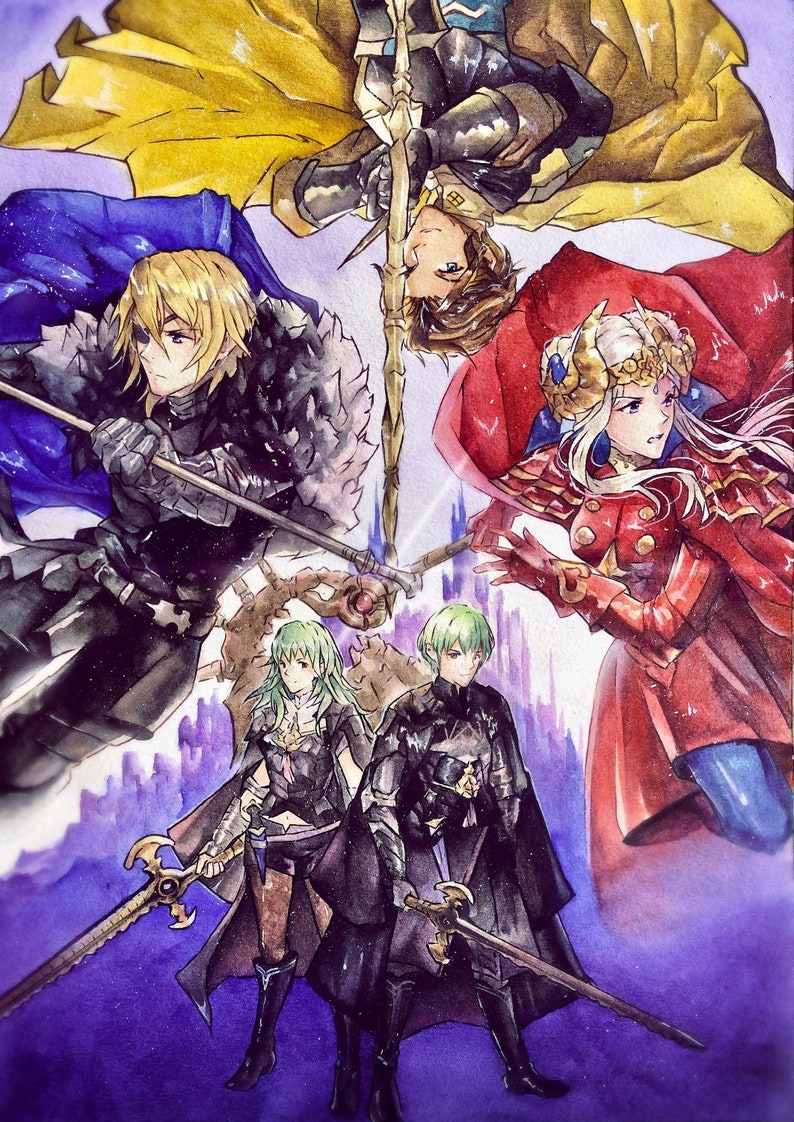 Fire Emblem Three Houses // FE3H Print | Etsy