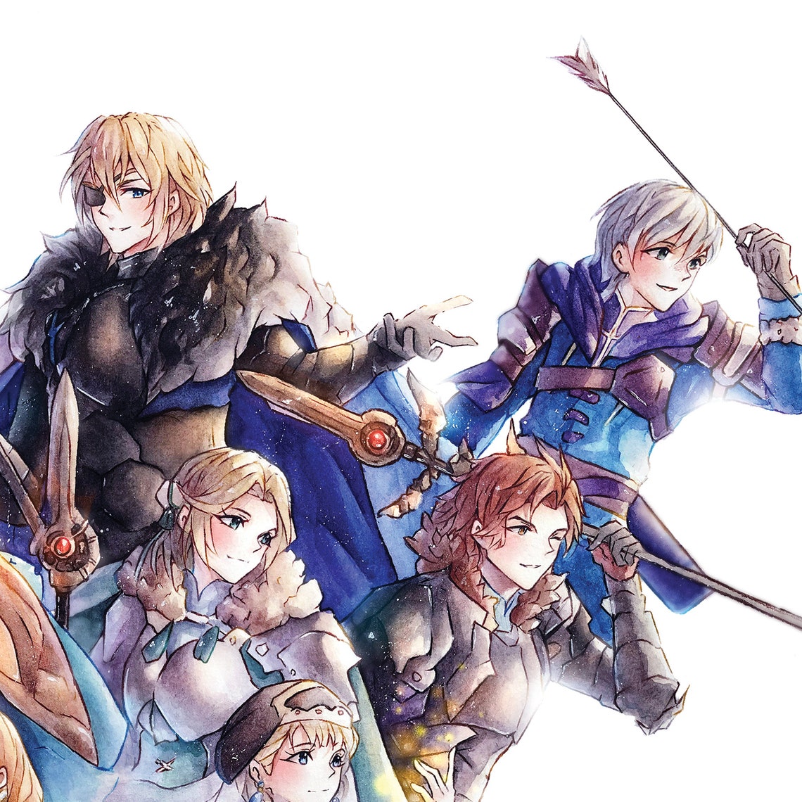 Fire Emblem Three Houses // FE3H // Blue Lions Print - Etsy