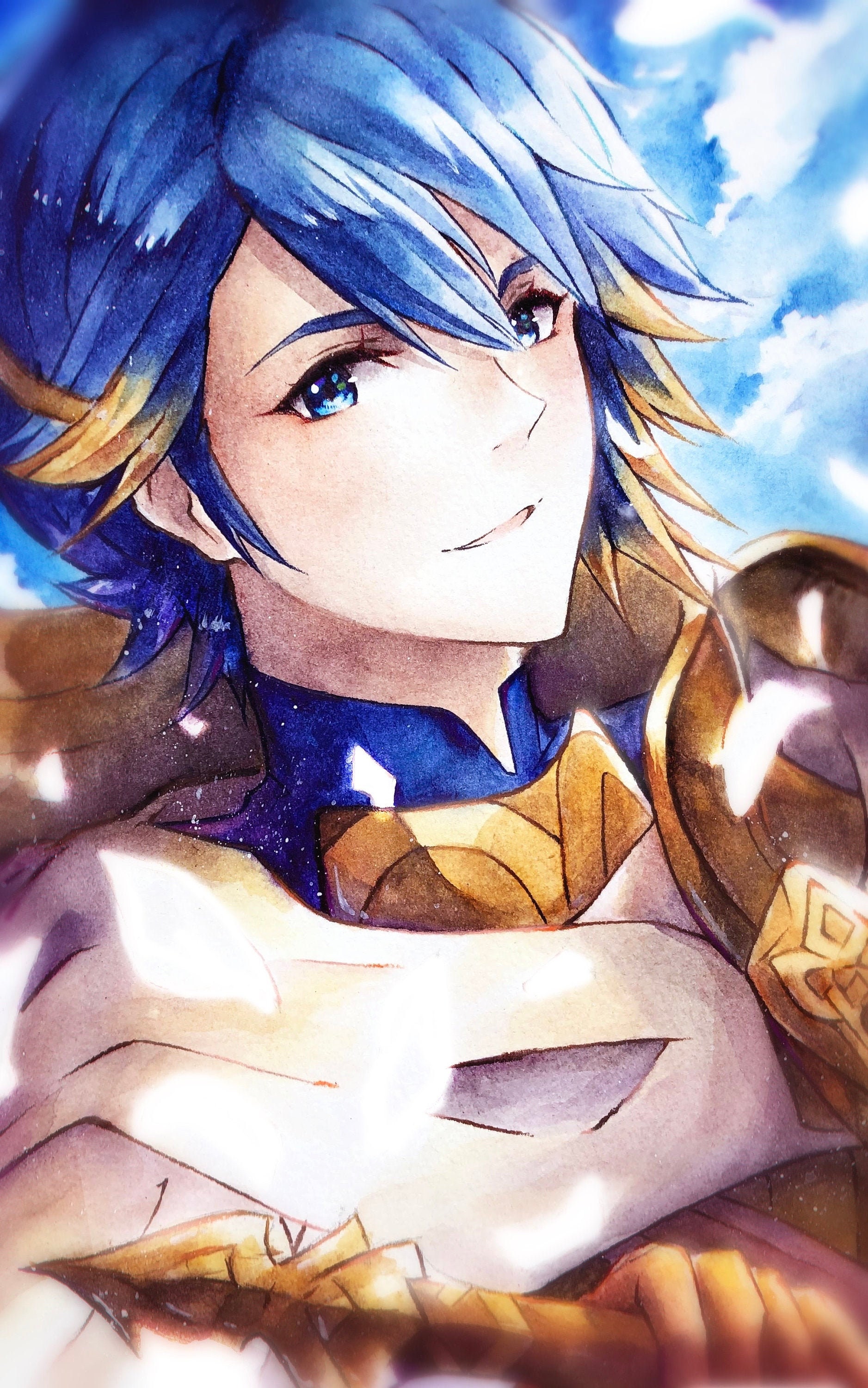 Fire Emblem Heroes // FEH // Alfonse Print | Etsy