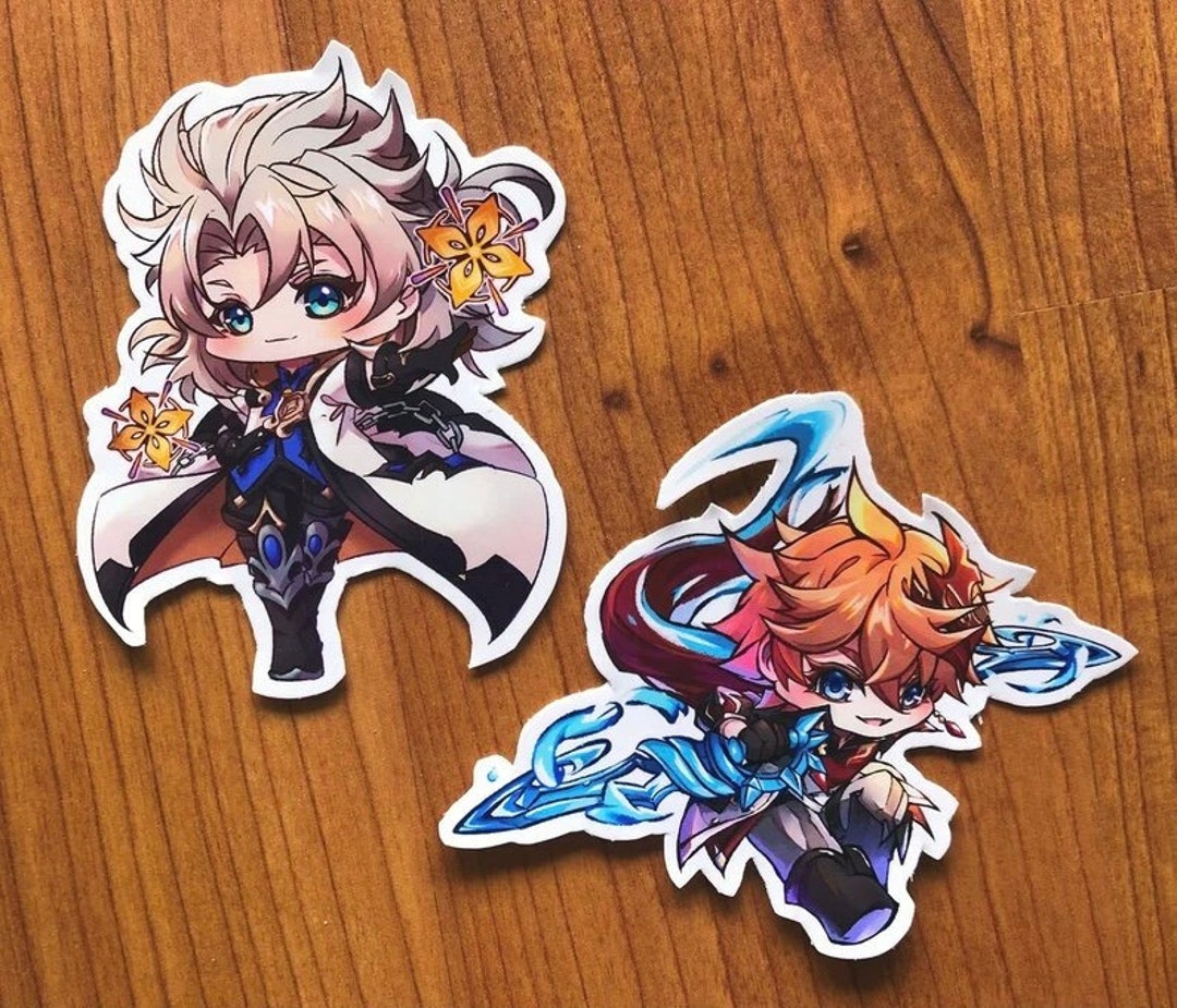 Genshin Impact Stickers Albedo // Tartaglia - Etsy Australia