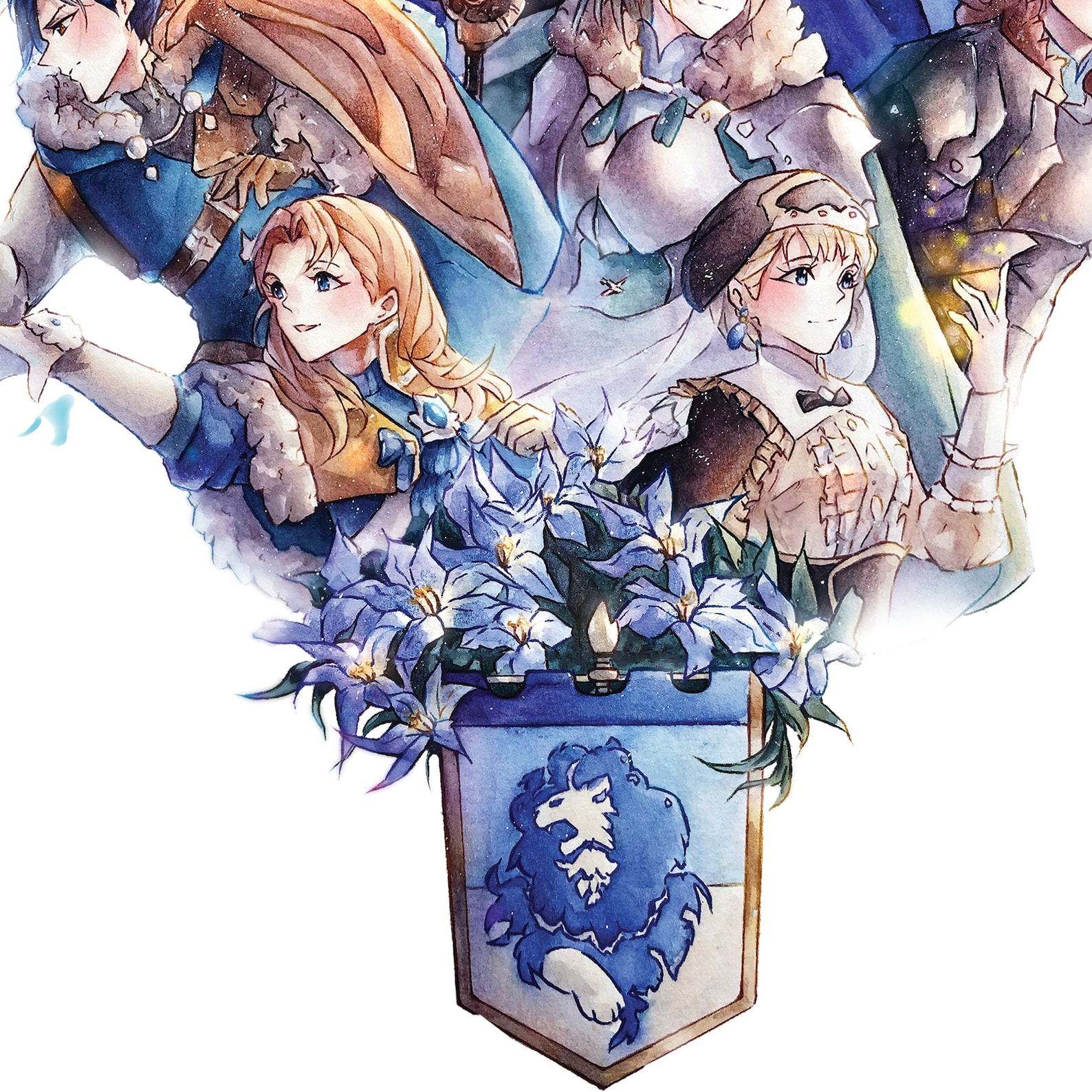 Fire Emblem Three Houses // FE3H // Blue Lions Print - Etsy