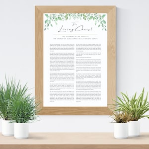 The Living Christ | LDS Printable Download - Etsy