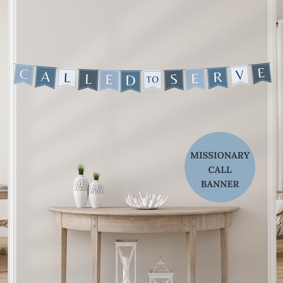 Called to Serve Printable Download | Instant Digital Download | Blue - Etsy