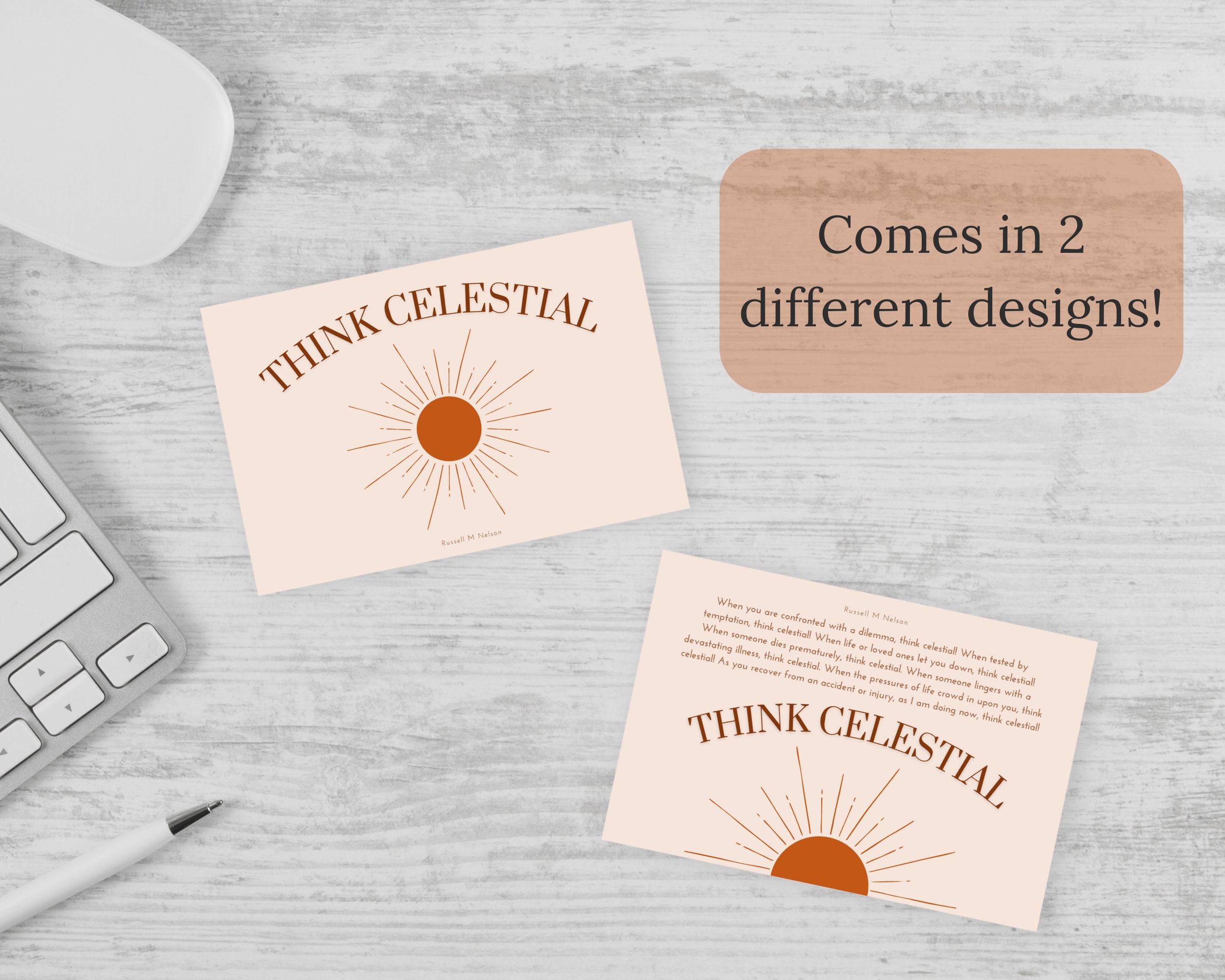 Think Celestial Printout | Instant Digital Download | Two Designs - Etsy