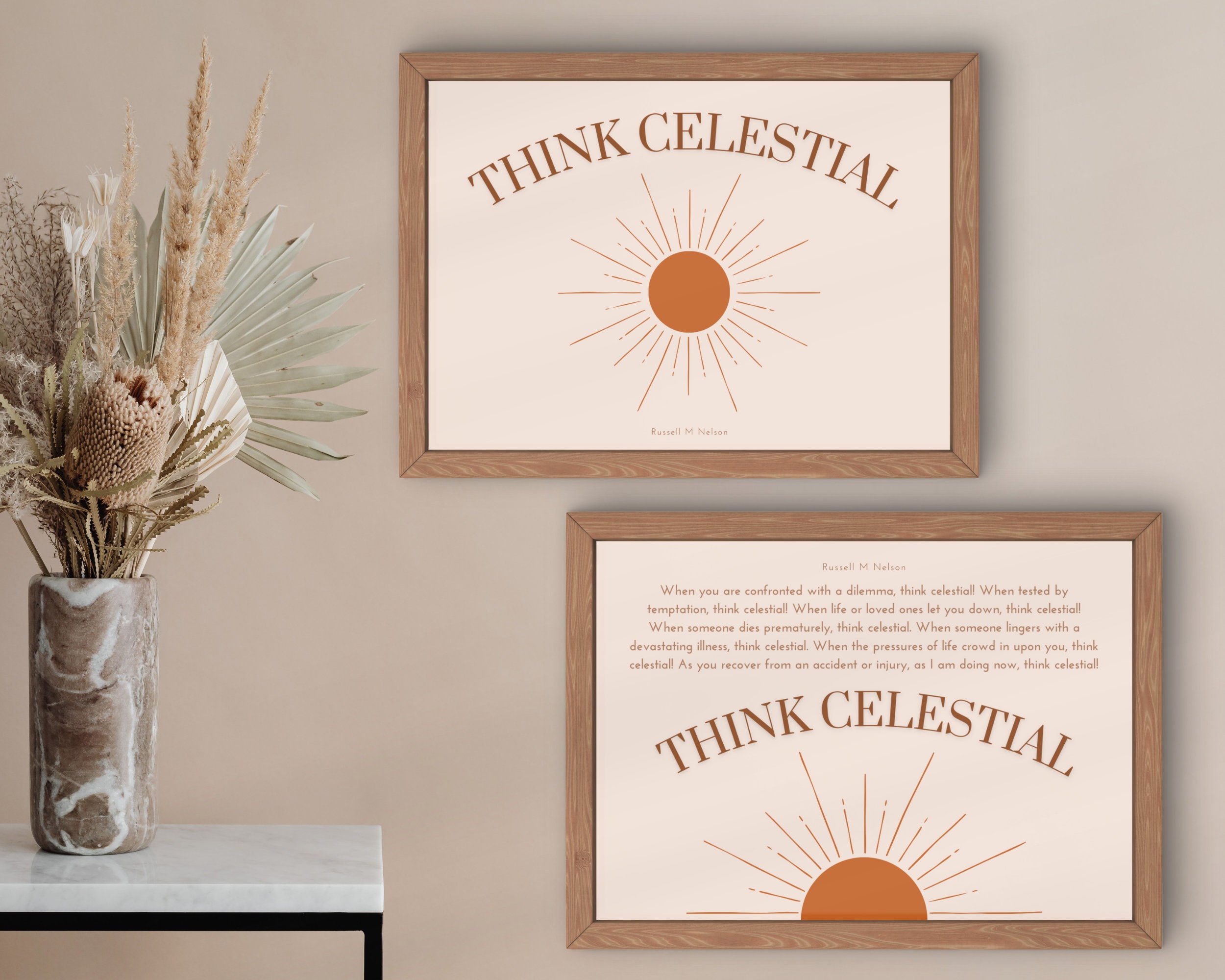 Think Celestial Printout | Instant Digital Download | Two Designs - Etsy